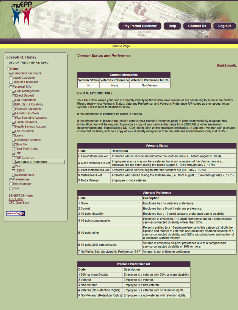 Veteran Status and Preference